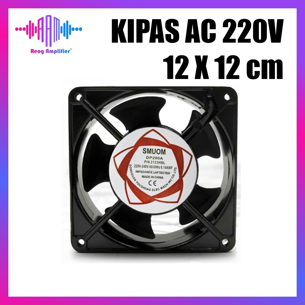 Jual Kipas Ac Fan 220V 12 x 12 Untuk Perata atau Ventilasi Mesin Tetas ...