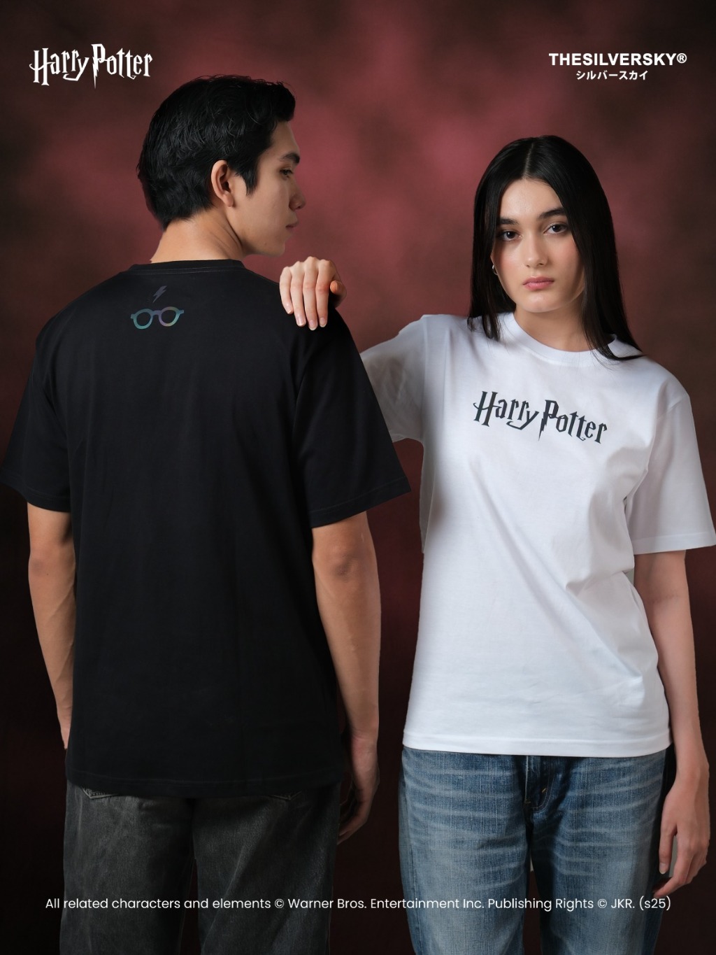 Jual Thesilversky Harry Potter Reflective Rainbow T-shirt | Official ...