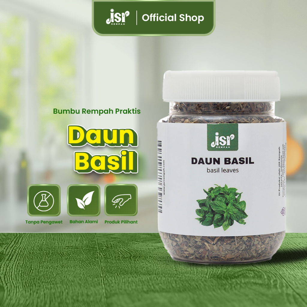 Jual Jsr Rempah Daun Basil 50 Gram | Shopee Indonesia