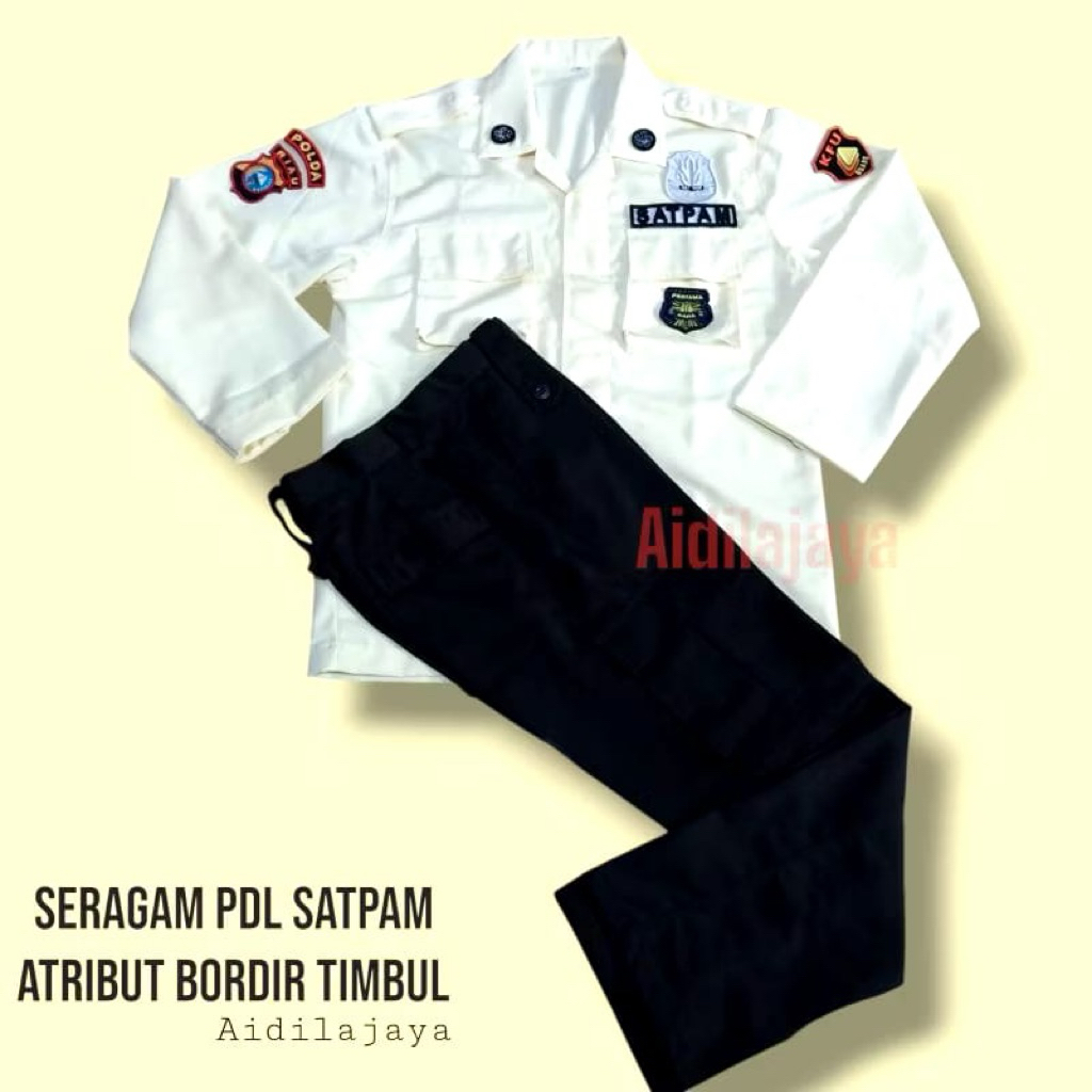 Jual SERAGAM SATPAM PDH DAN PDL BARU ATRIBUT TIMBUL | Shopee Indonesia