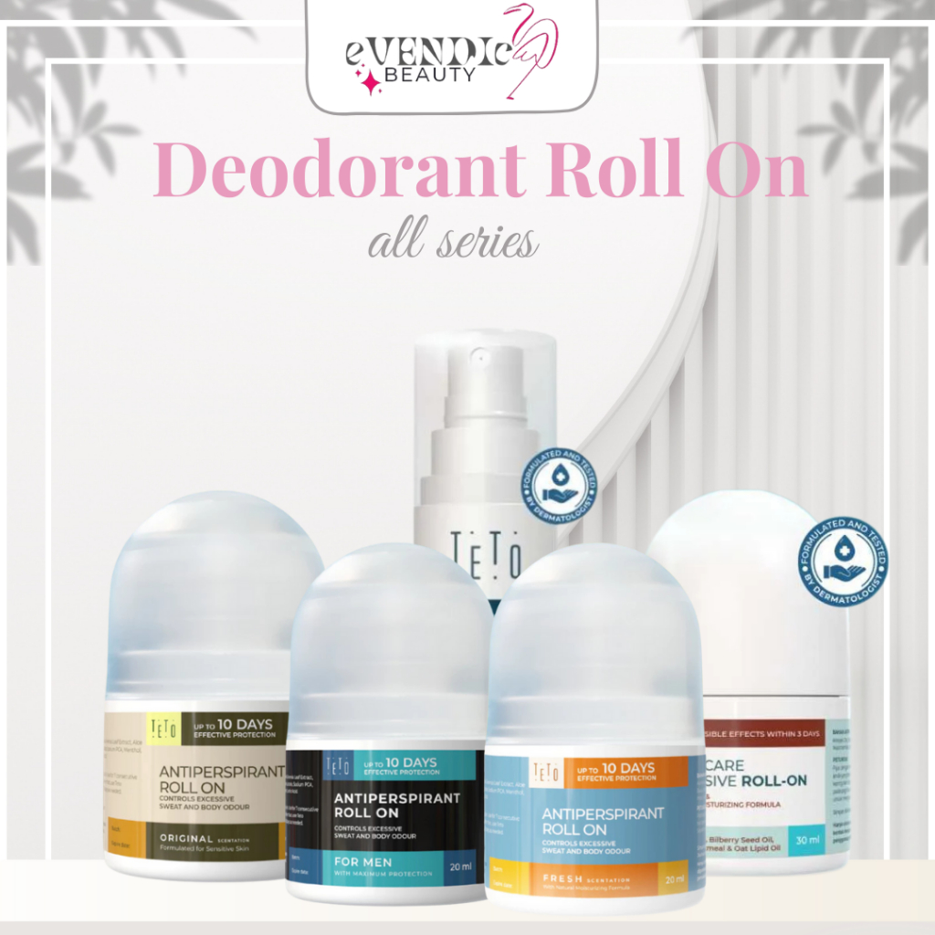 Jual READY TETO Antiperspirant Roll On 20ml | TETO Deodorant Deodorant ...
