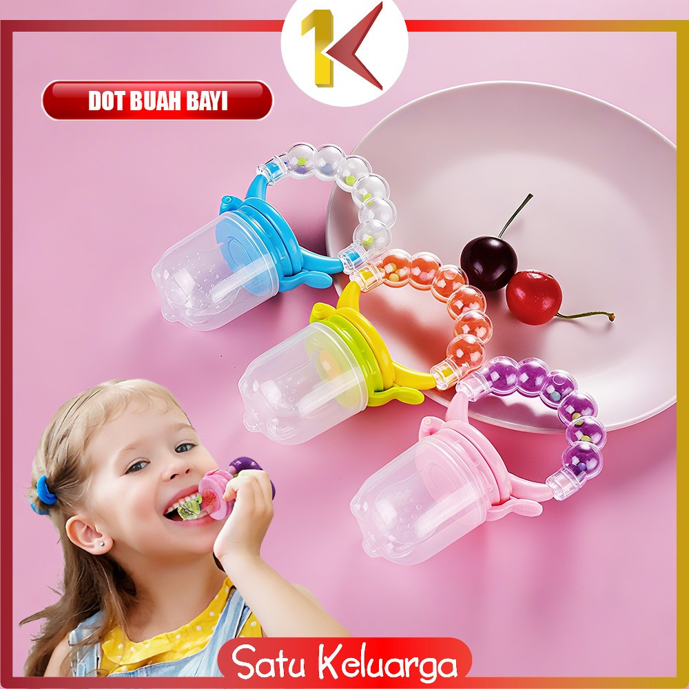 Jual SK-C44-45 Empeng Dot Buah Anak Bayi Baby Fruit Feeder Rattle ...
