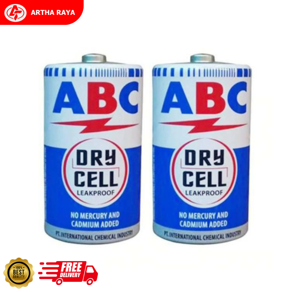 Jual Baterai ABC R20 / Baterai ABC Besar Isi 2 Pcs | Shopee Indonesia