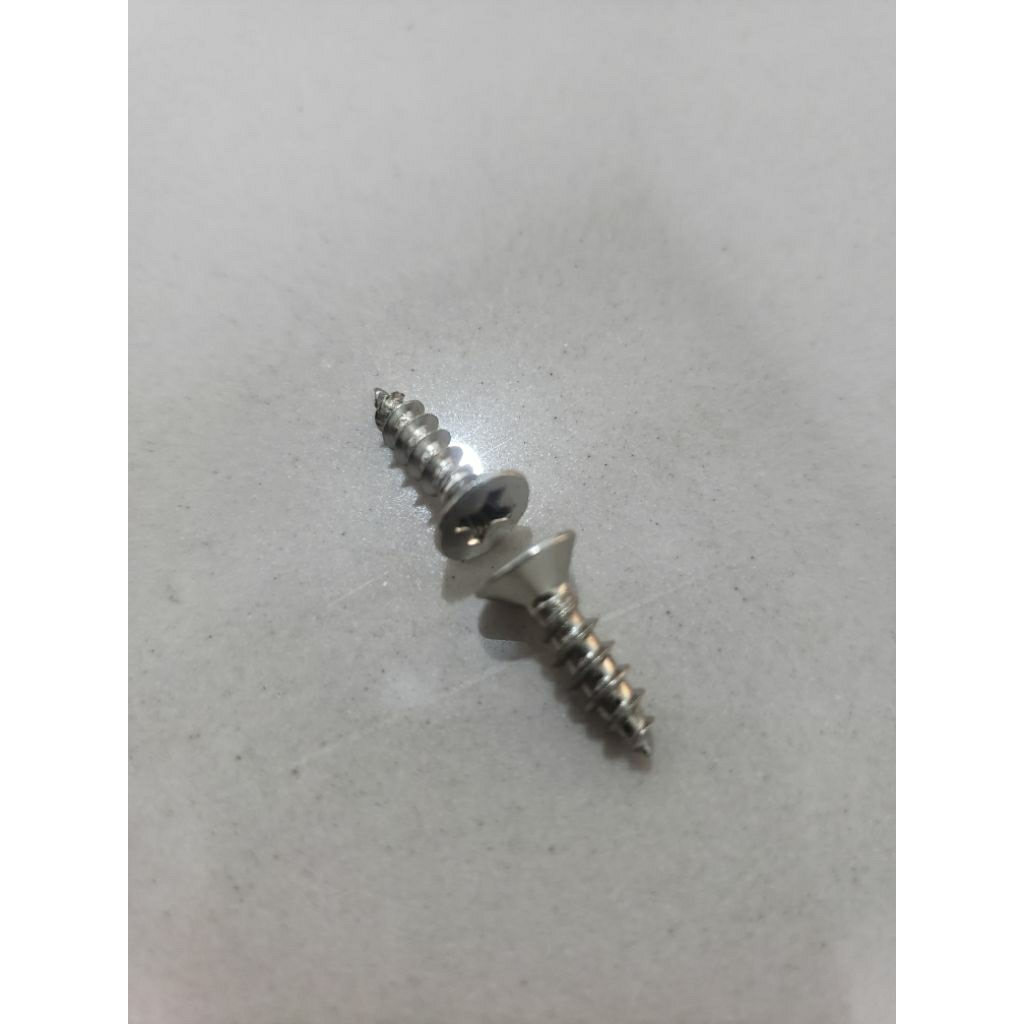 Jual @100pcs Baut Ulir Putih / Skrup PAB Beragam Ukuran | Shopee Indonesia