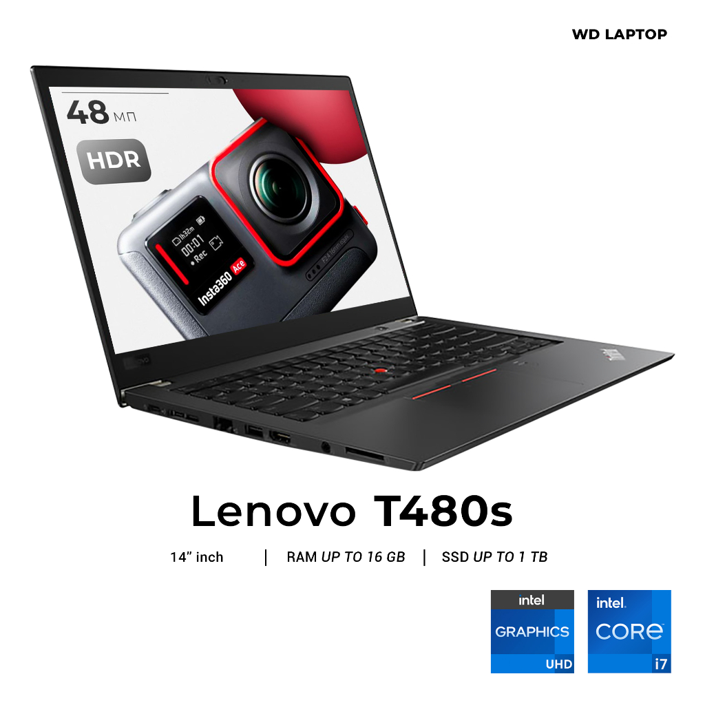 Jual Laptop Lenovo Thinkpad T480s intel Core i7 8650U RAM 16 GB SSD 1 ...