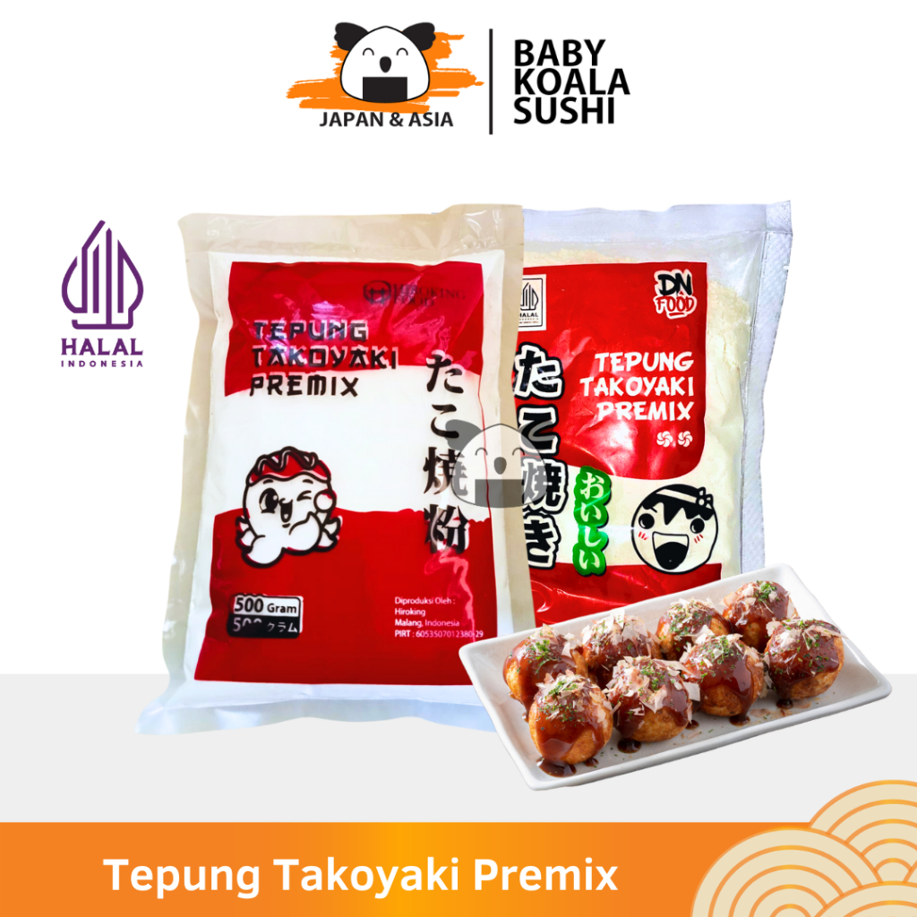 Jual DN FOOD & HIROKING Tepung Takoyaki Premix Instan Halal | Shopee ...