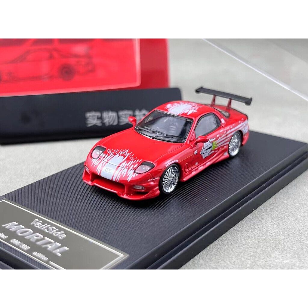 Jual Mortal 1:64 Mazda RX-7 Veilside Red Fast Furious FNF F&F Livery ...