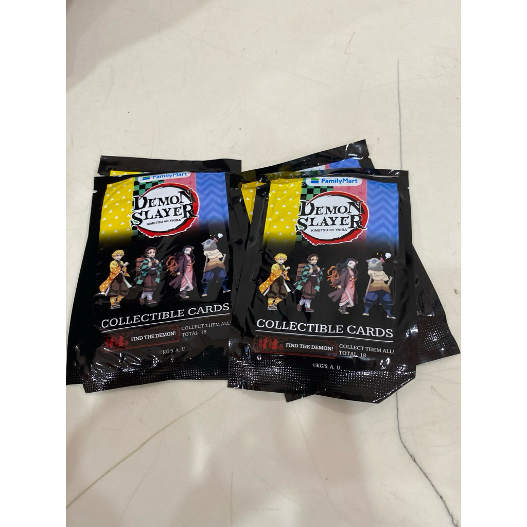 Jual Family Mart X Demon Slayer Kimetsu No Yaiba Collectible Cards ...
