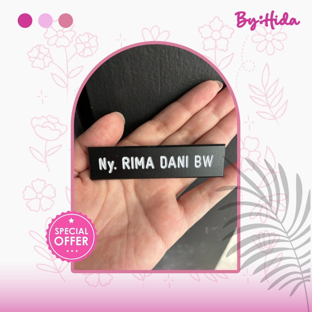 Jual PAPAN NAMA DINAS(name tag) persit dan bhayangkari | Shopee Indonesia