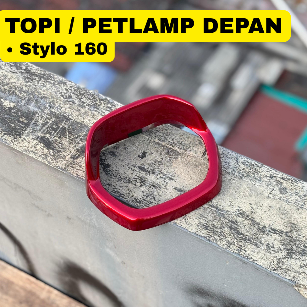 Jual Cap Honda Stylo 160 / Petlamp Garnish Cover Lampu Depan Stylo 160 ...