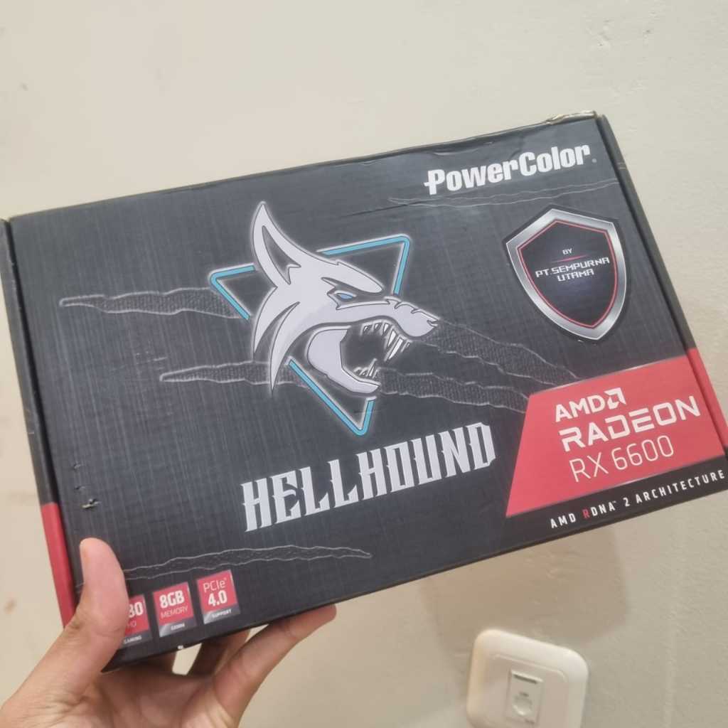 Jual POWERCOLOR HELLHOUND AMD RADEON RX 6600 / RX6600 8GB GDDR6 ...