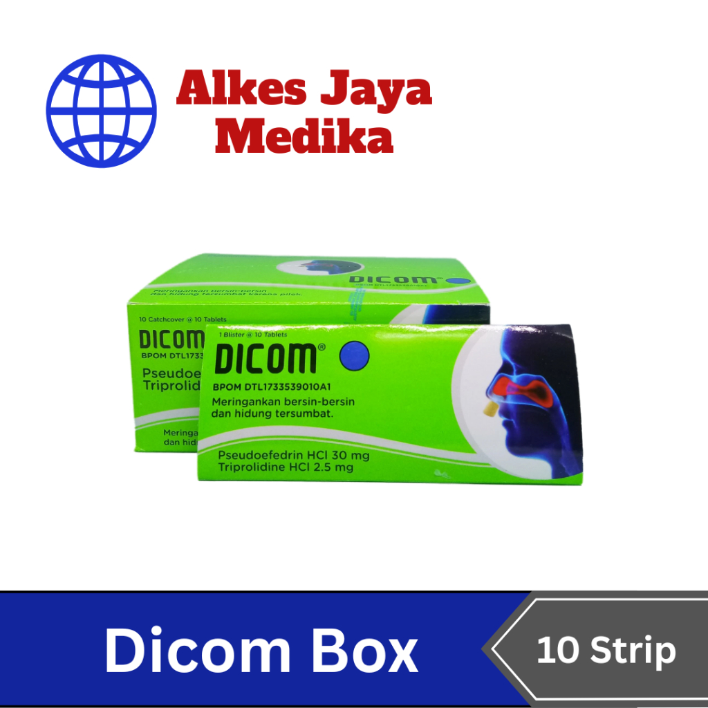 Jual Dicom Box Isi 100 Tablet - Obat Flu / Pilek | Shopee Indonesia