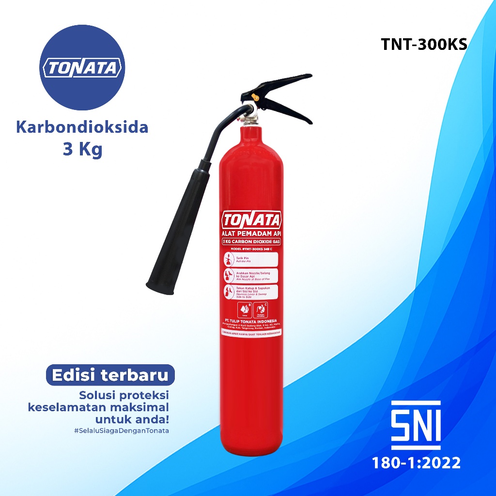 Jual Tonata APAR Karbondioksida CO2 Set Komplit 3Kg | Shopee Indonesia