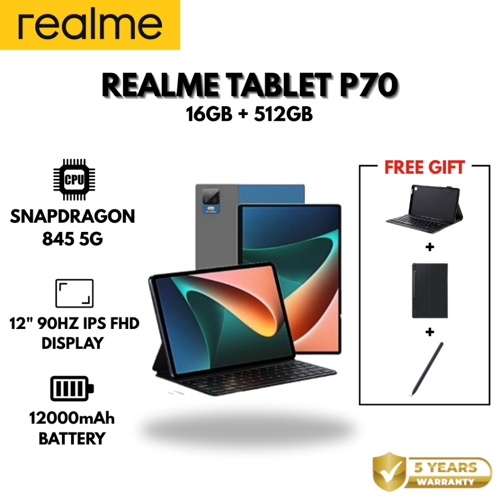 Jual Realme P70 Tablet Android Tab Mendukung Kartu SIM Layar 11 Inci ...
