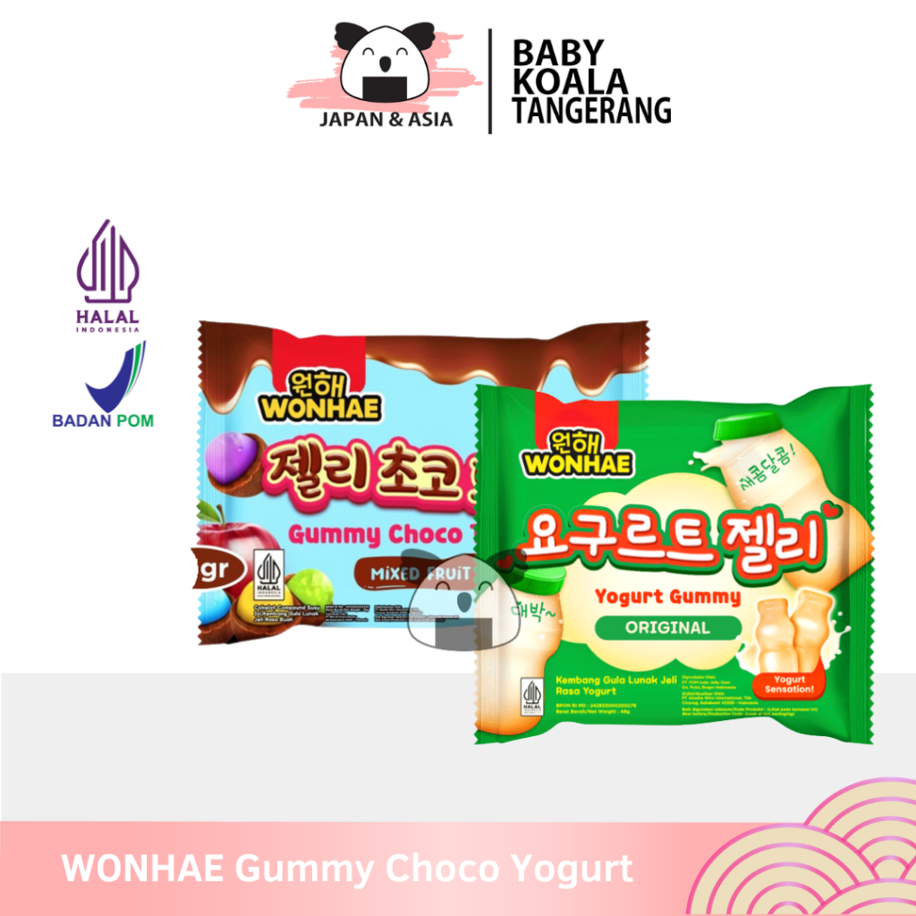 Jual WONHAE Gummy Choco & Yogurt Halal | Truffle Mixed Fruit | Coklat ...