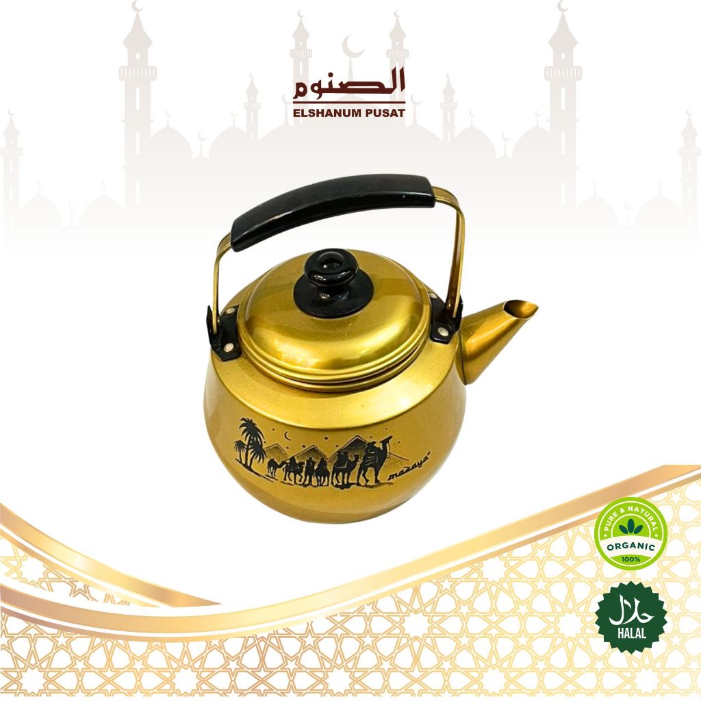 Jual Teko Arabian 3 liter / teko Arab / Wadah Air / Oleh Oleh Haji dan ...