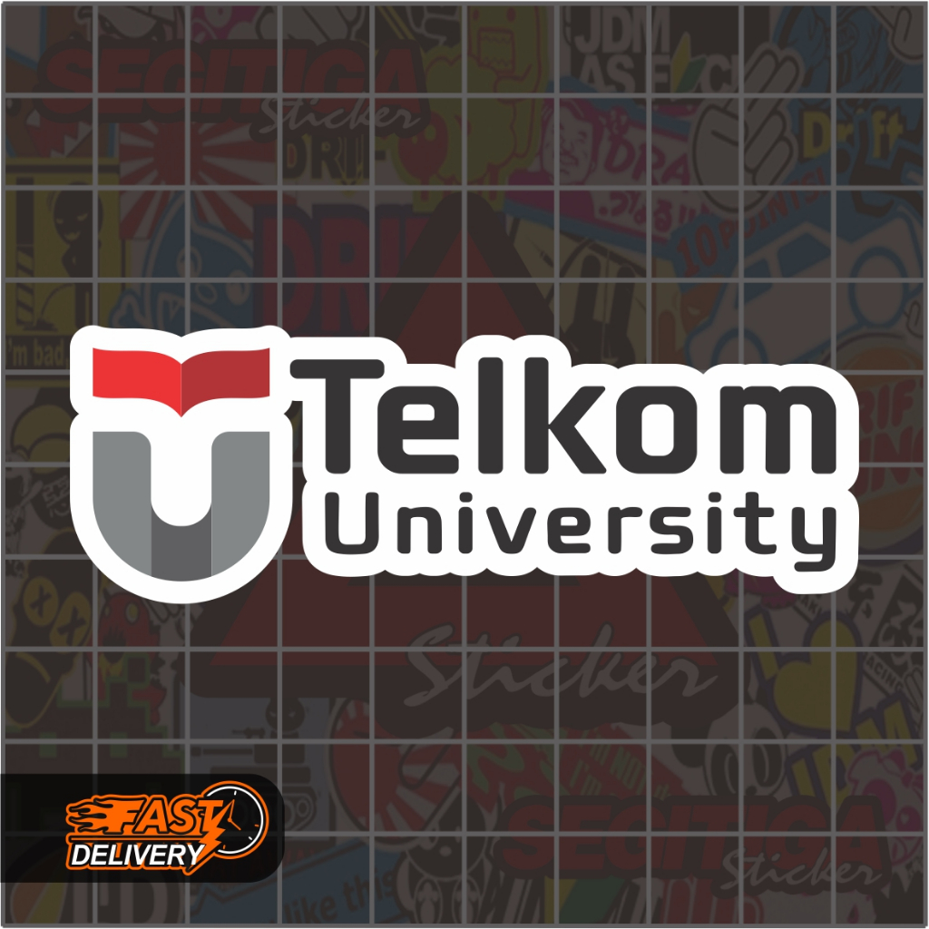 Jual Sticker Telkom University Ukuran 8.5 x 3 Cm | Shopee Indonesia