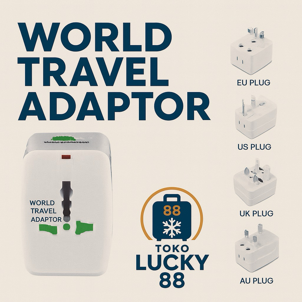 Jual TL0119 Steker Universal Original World Travel Colokan Power ...