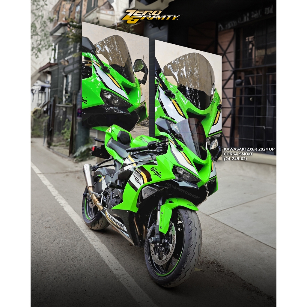 Jual WINDSHIELD ZEROGRAVITY CORSA KAWASAKI ZX6 ZX6R 2024- ( 24 - 248 - 02 ) | Shopee Indonesia