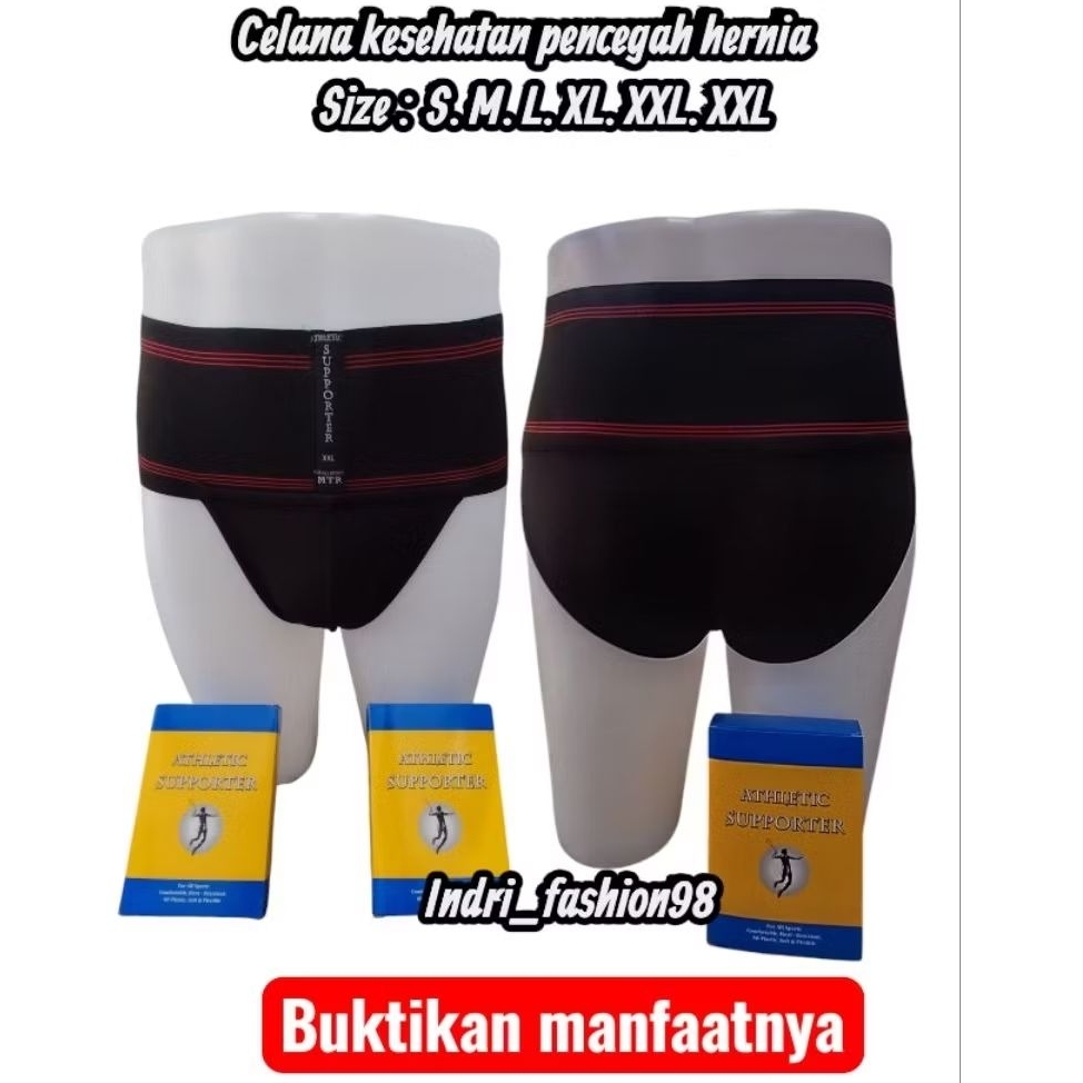 Jual CELANA DALAM SPORTER FULL BRIEF PENCEGAH HERNIA/TURUN BERO DAN ...