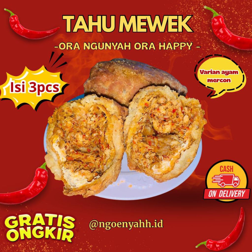 Jual tahu huha ayam mercon pedas mewek | Shopee Indonesia