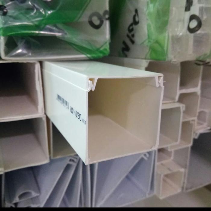 Jual NISO Kabel Duct 75x75 1.7M Ducting Kabel 7.5cm PVC Putih | Shopee ...