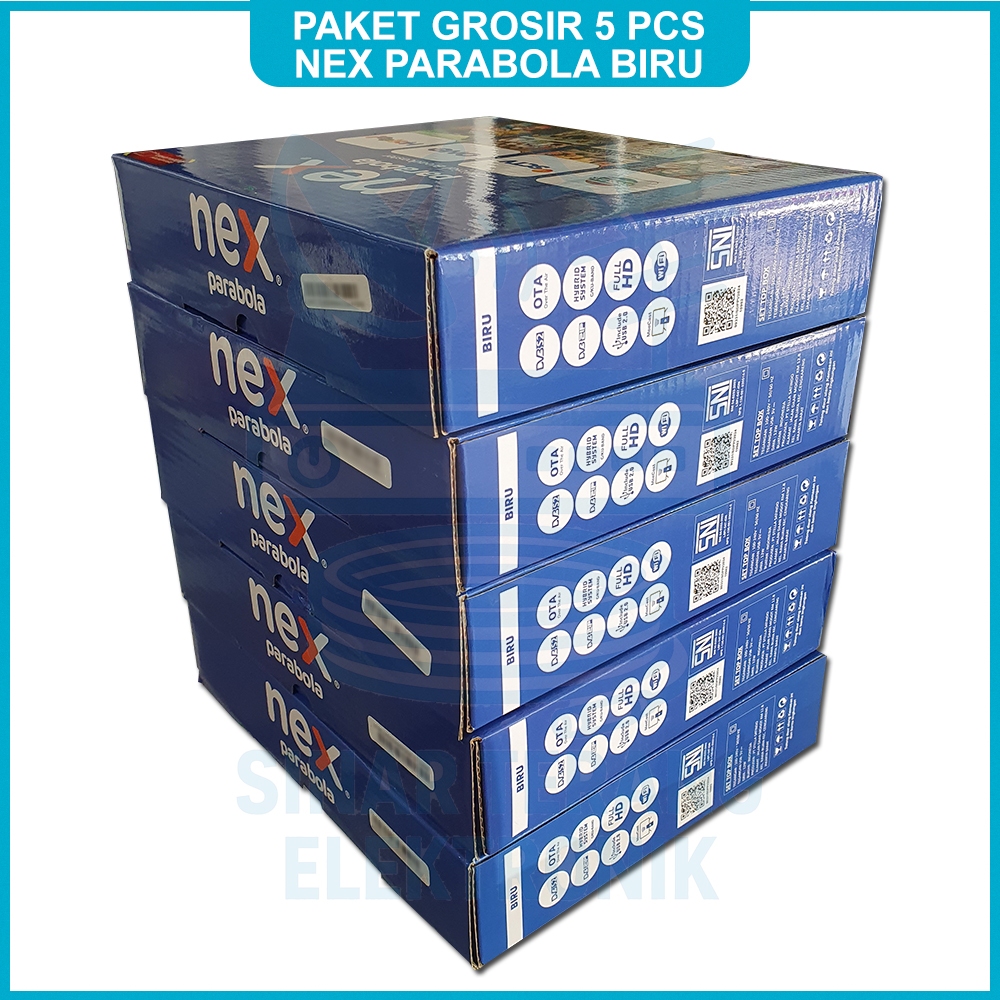 Jual Receiver Nex Parabola Biru Grosir 5 Unit | Shopee Indonesia