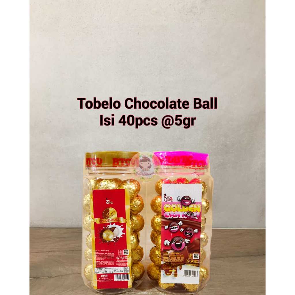 Jual Tobelo golden balls 1 toples 40 pcs tobelo cannon ball tobelo ...