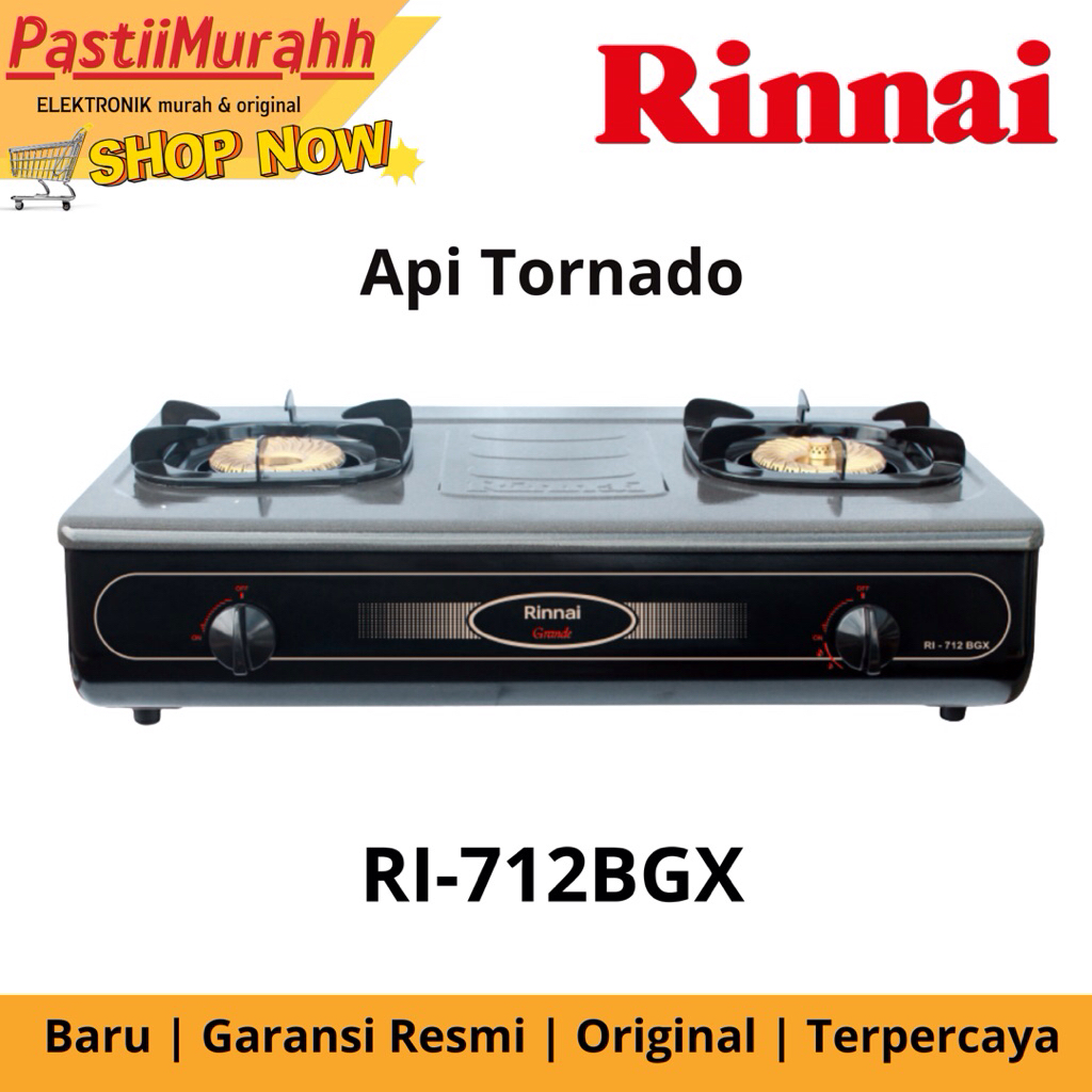 Jual KOMPOR RINNAI RI-712BGX/RI-712GAW/RI-712GAB/RI-712A/RI-712T/RI ...