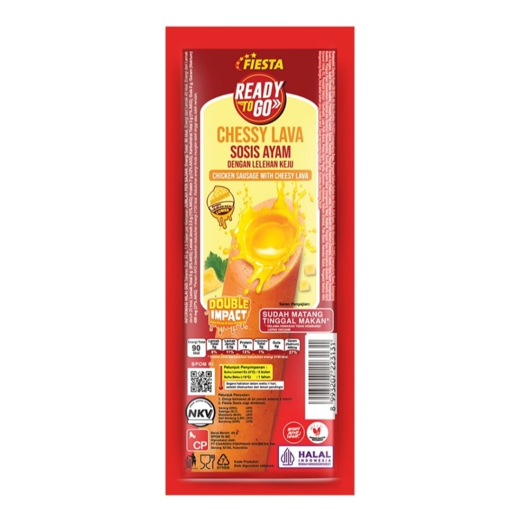 Jual Sosis Fiesta Rasa Spicy Korea, Cheese melts, Keju, Siomay ayam ...