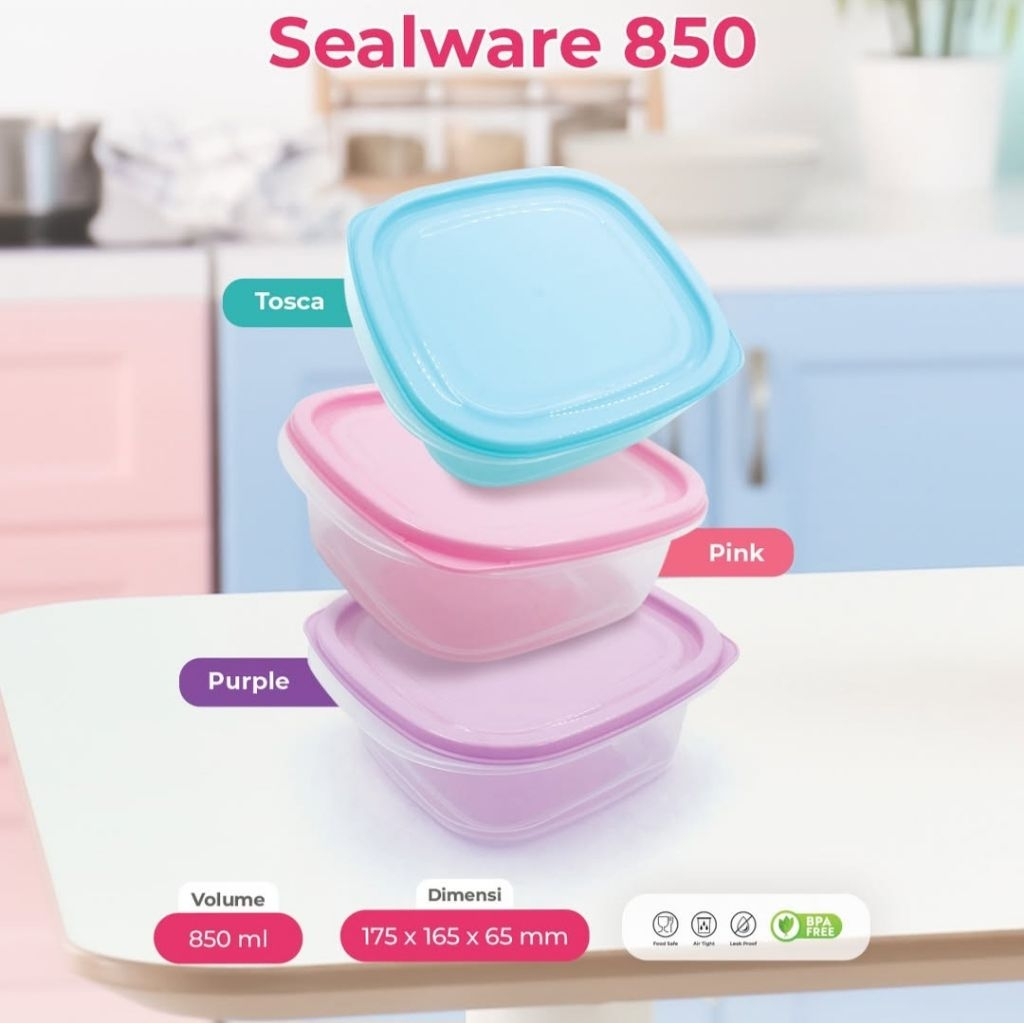Jual Sealware Segi AERIES 850ML Dan 1500ML BYGY PP5 Bpa Free | Shopee ...