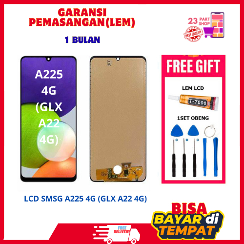 Jual [ORIGINAL] LCD SAM A225 4G (GALAXY A22 4G) lcd ts fullset | Shopee ...