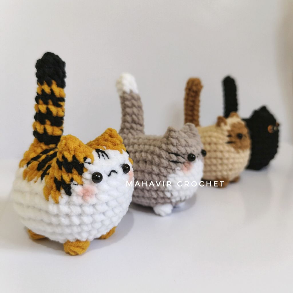 Jual Pongdang Cat / Crochet Cat | amigurumi Cat| Bag Charm Kucing ...