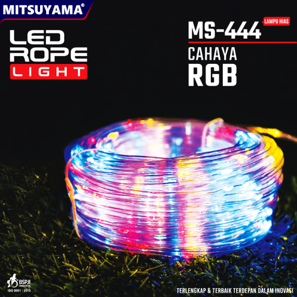 Jual Lampu Hias LED Indoor Outdoor Rope Light Warna Warni Mitsuyama RGB ...