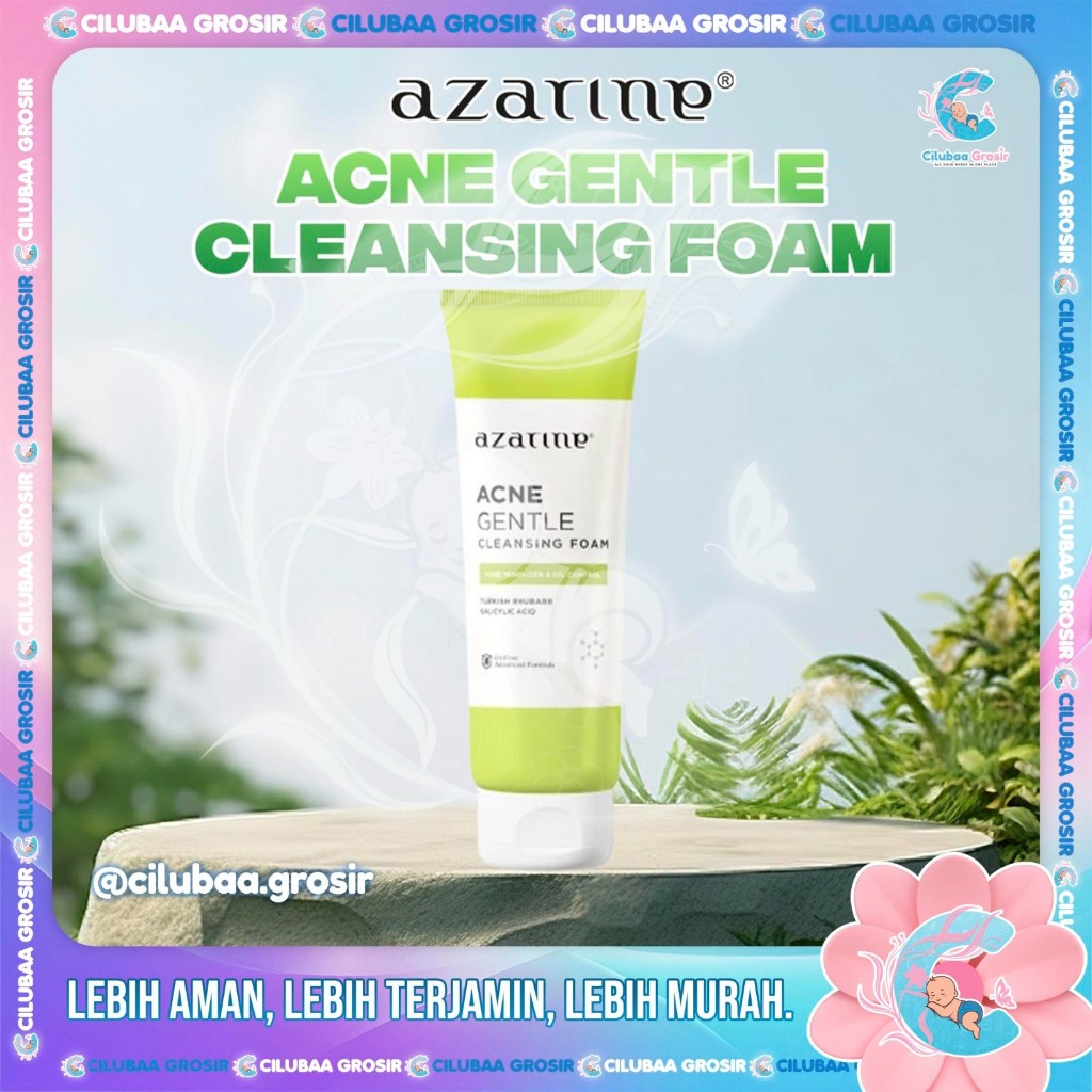 Jual Azarine Acne Gentle Cleansing Foam 75mL || Azarine Acne Pembersih ...