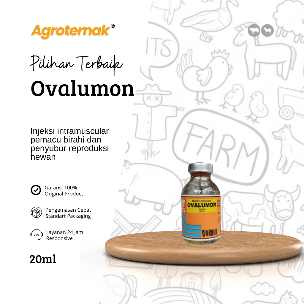 Jual OVALUMON 20ml Wonder Hormon Pengatur Siklus Birahi Sistem ...