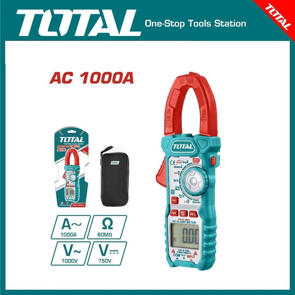 Jual TOTAL Digital AC Clamp Meter TMT4100041 Alat Ukur Arus Listrik ...