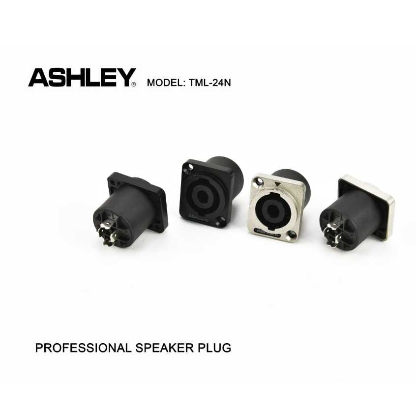 Jual Socket speakon Ashley TML-24N original speakon Ashley female ...