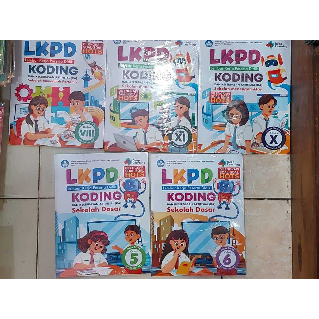 Jual LKPD Coding Koding Kecerdasan AI SD SMP SMA | Shopee Indonesia