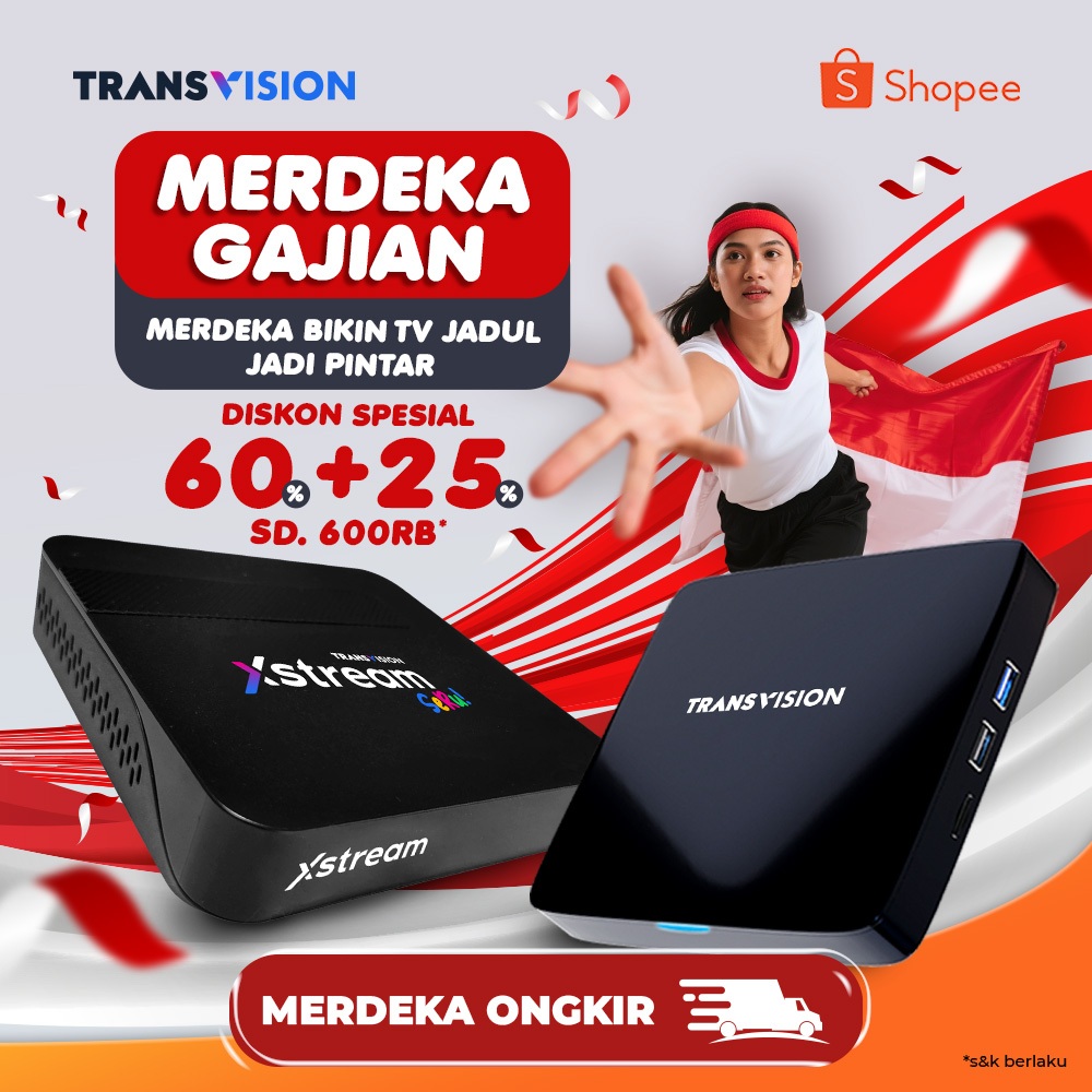 Jual Transvision Xstream Gen 2 Android TV Box Google Certified - GRATIS ...