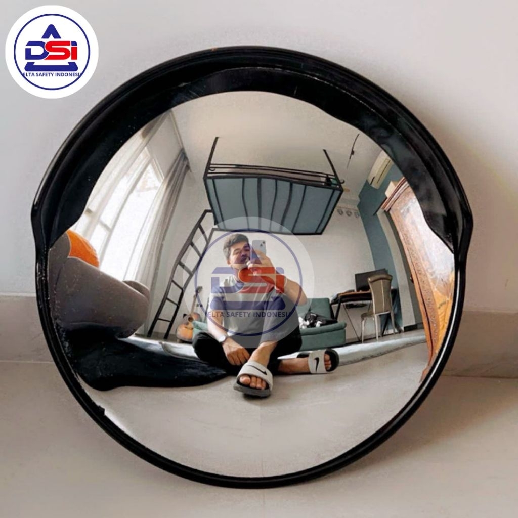 Jual Convex Mirror AESTHETIC Hitam Outdoor 80cm Berkualitas - Cermin ...