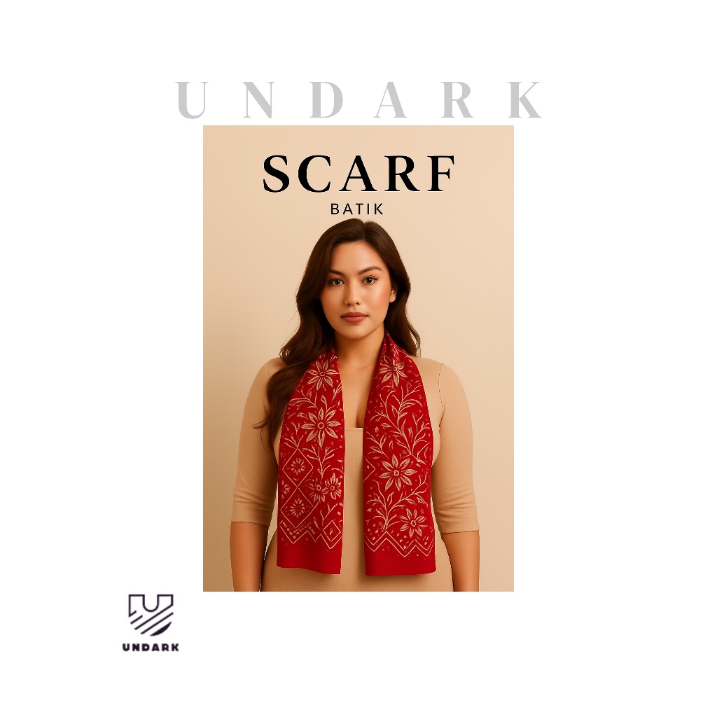 Jual Syal Scarf Batik Design Custom/ logo/ dll | Scarf custom Design ...