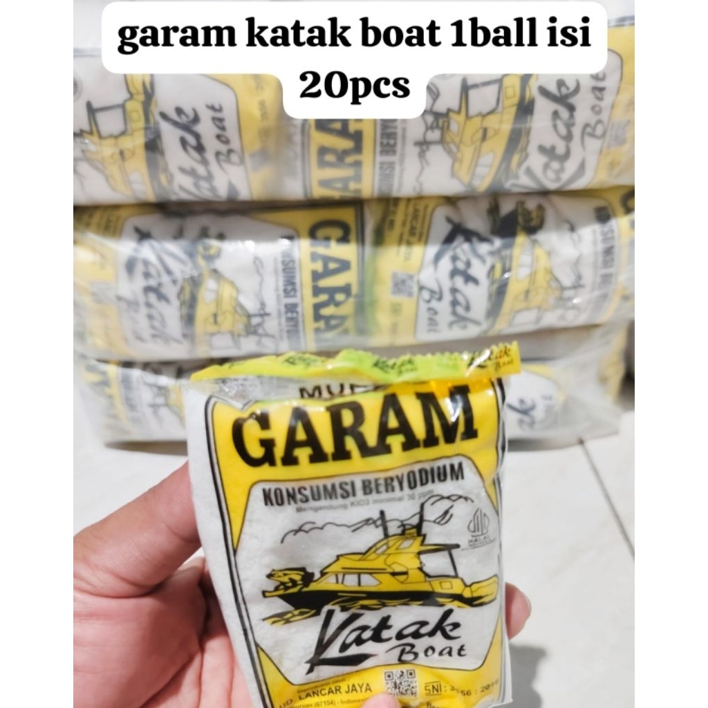 Jual garam katak boat ukuran 200gr 1 ball isi 20pcs | Shopee Indonesia