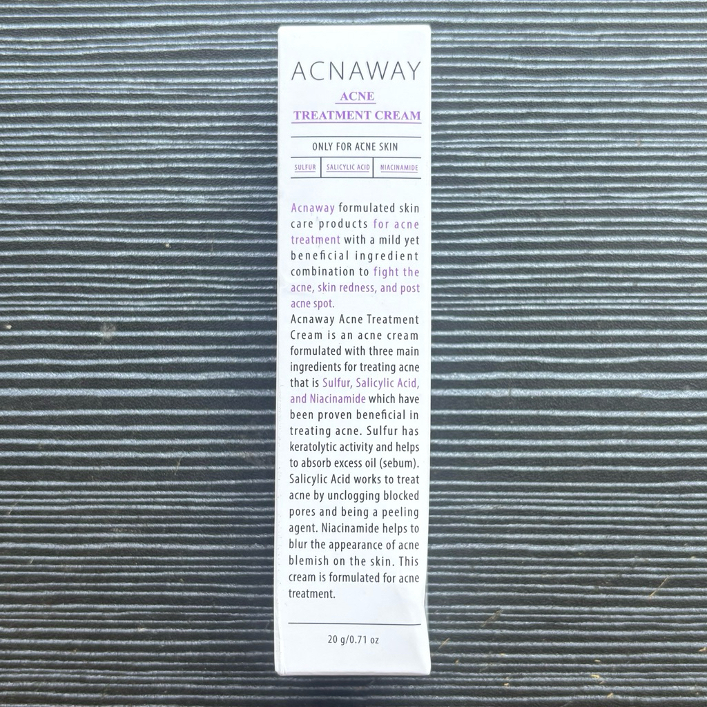 Jual ACNAWAY Acne Treatment Cream | Shopee Indonesia