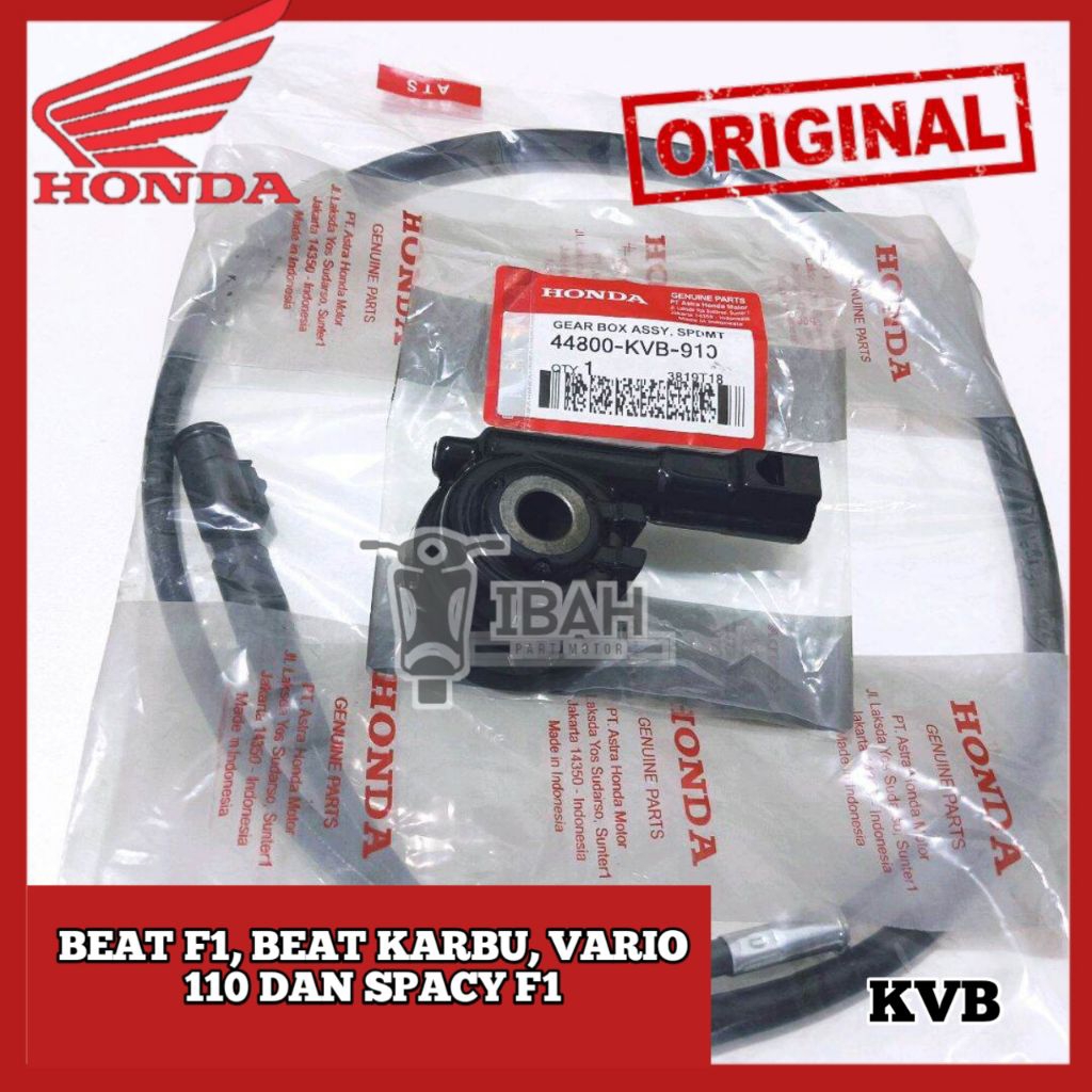 Jual PAKET KABEL KILOMETER HONDA + GEARBOX KVB ORIGINAL UNIT BEAT F1 ...