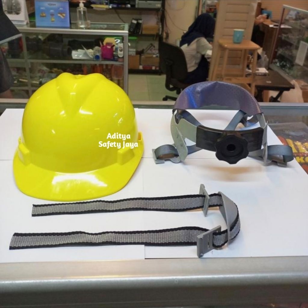 Jual Helm Safety Proyek USA Fastrack Fullset Lengkap - Safety Helmet ...
