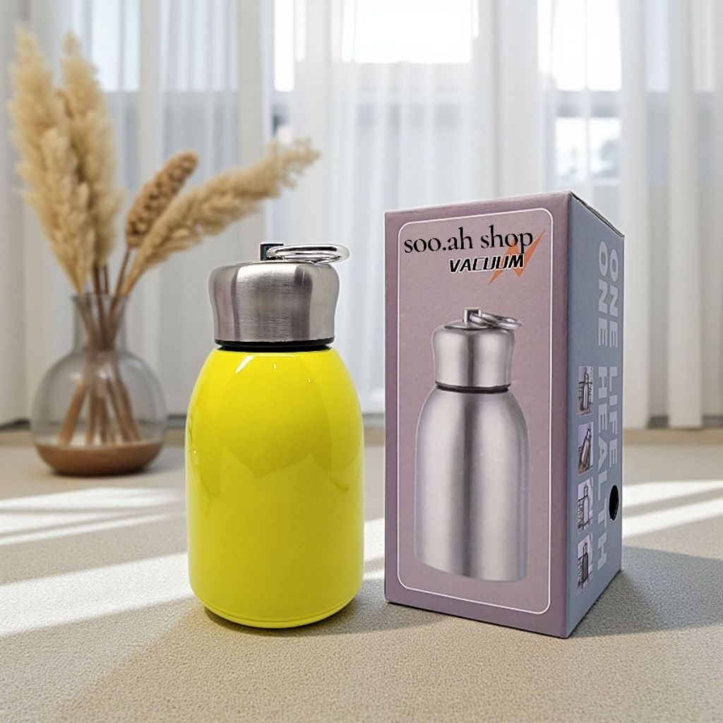 Jual TUMBLER STAINLES STEEL 304, GEMOY MINI HOT CHOLD VACUUM INSULATED 300ML EXTRA PACKING ...