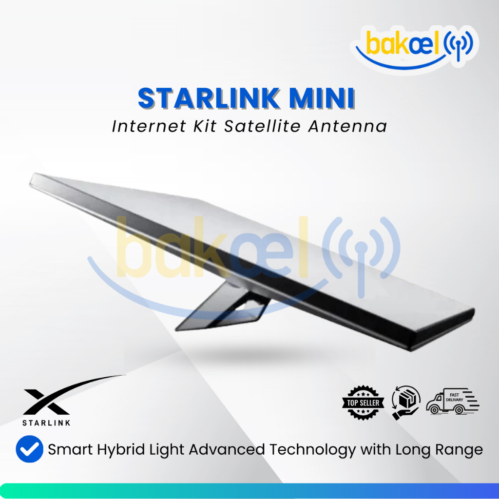 Jual Starlink Mini Internet Kit Satellite Antenna & WiFi Router Kit ...