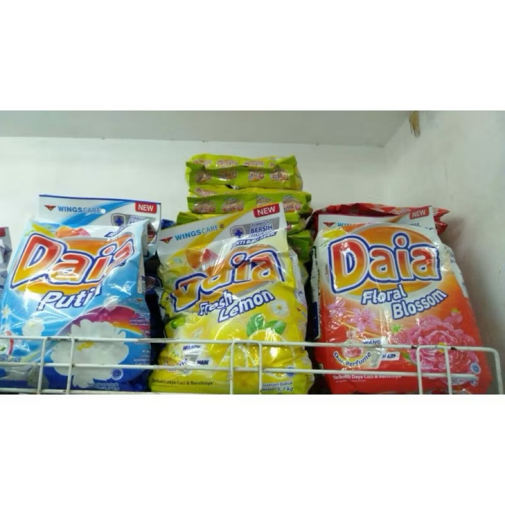 Jual (1.5kg) Daia Detergen Sabun cuci Baju bubuk kemasan jumbo 1.5kg ...