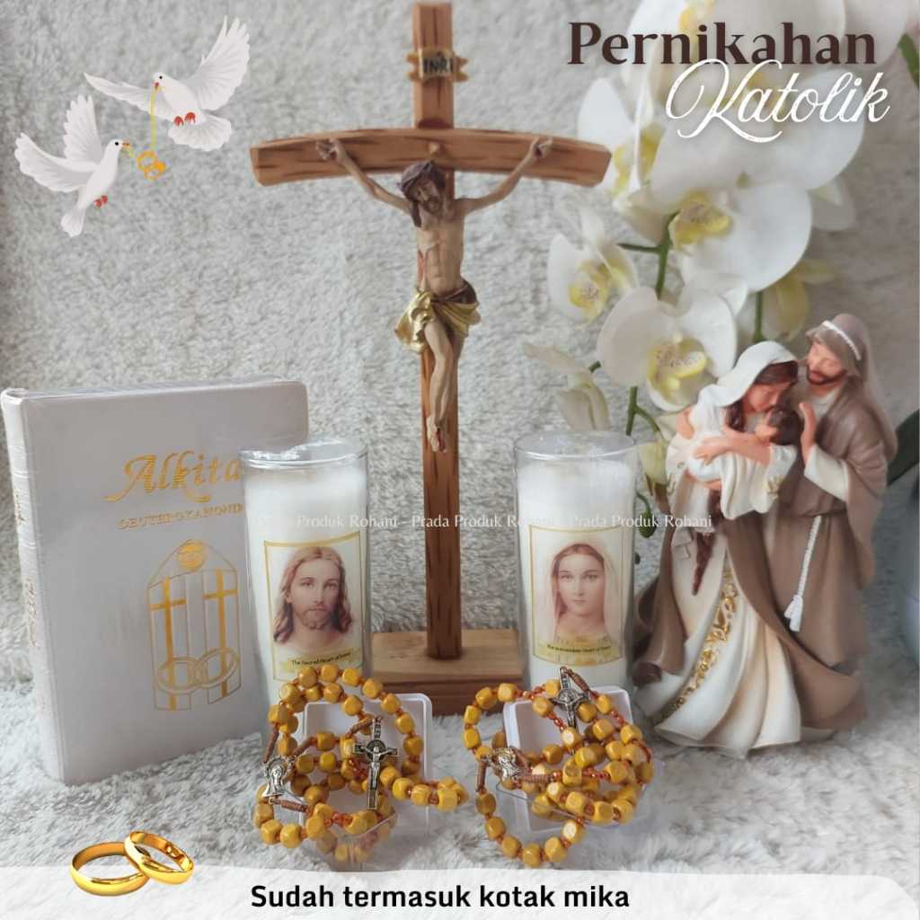Jual SET PAKET HANTARAN PERNIKAHAN KATOLIK KELUARGA KUDUS BERDIRI ...